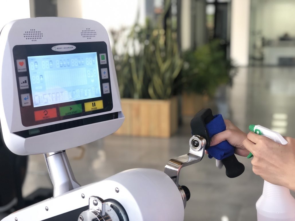 The best way efficiently Cleaning and Sanitizing your gym