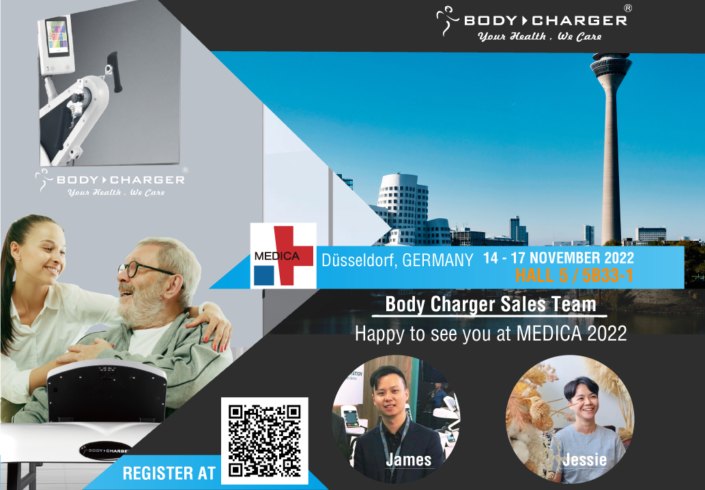 Body Charger, Welcome to see you at MEDICA2022